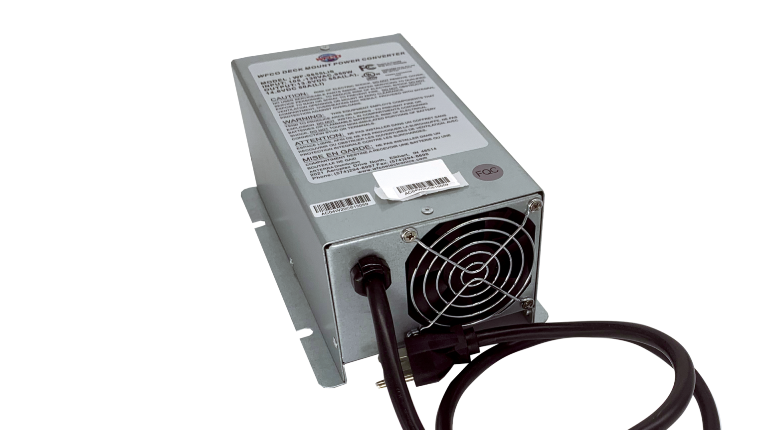 WF-9855-AD Deck Mount Converter Charger – WFCO Technologies